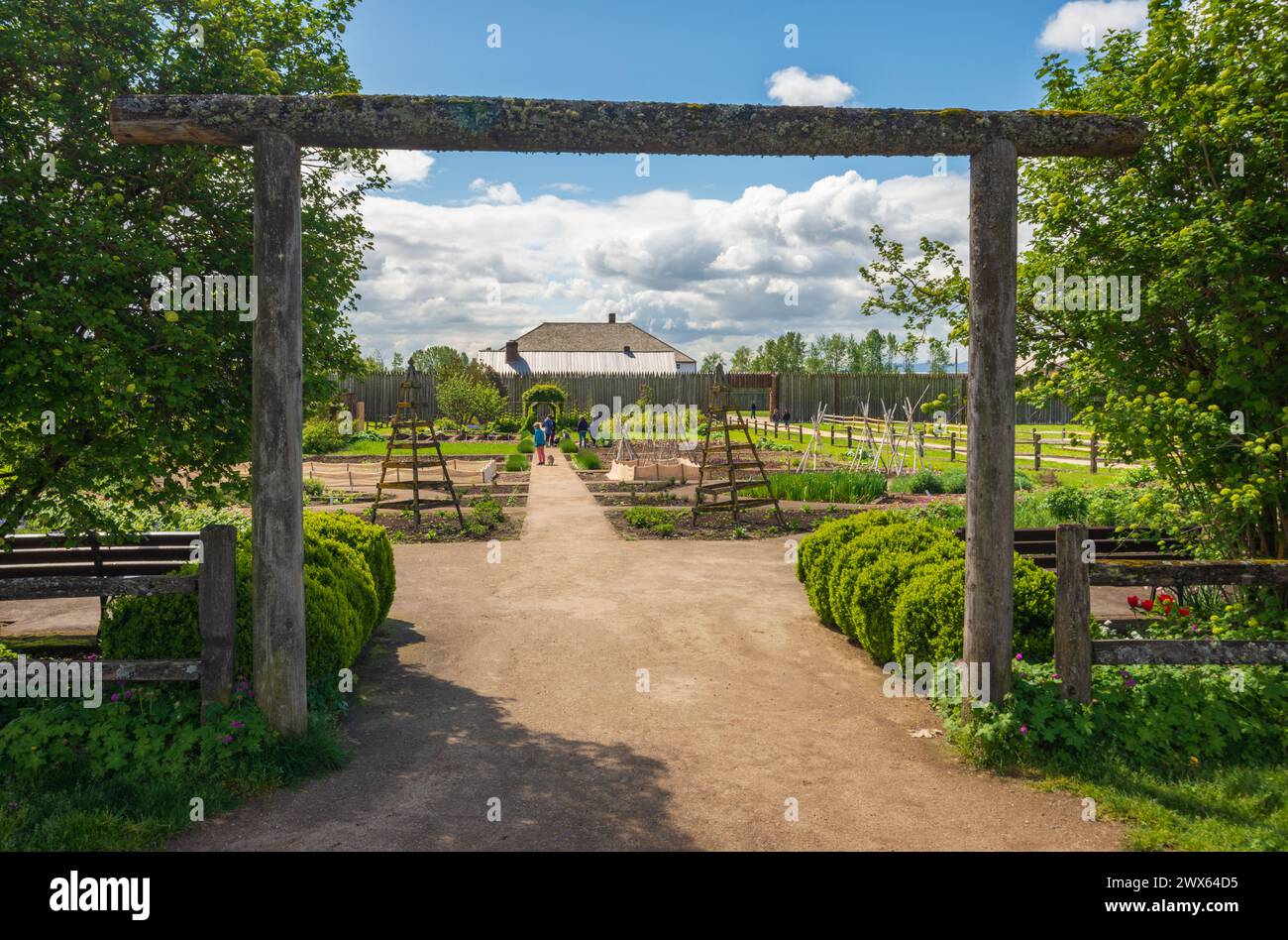 The Gardens at Fort Vancouver National Historic Site in Washington ...