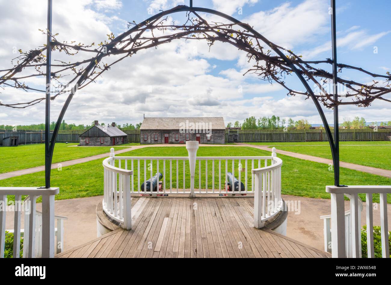 Fort Vancouver National Historic Site in Washington State, USA Stock ...