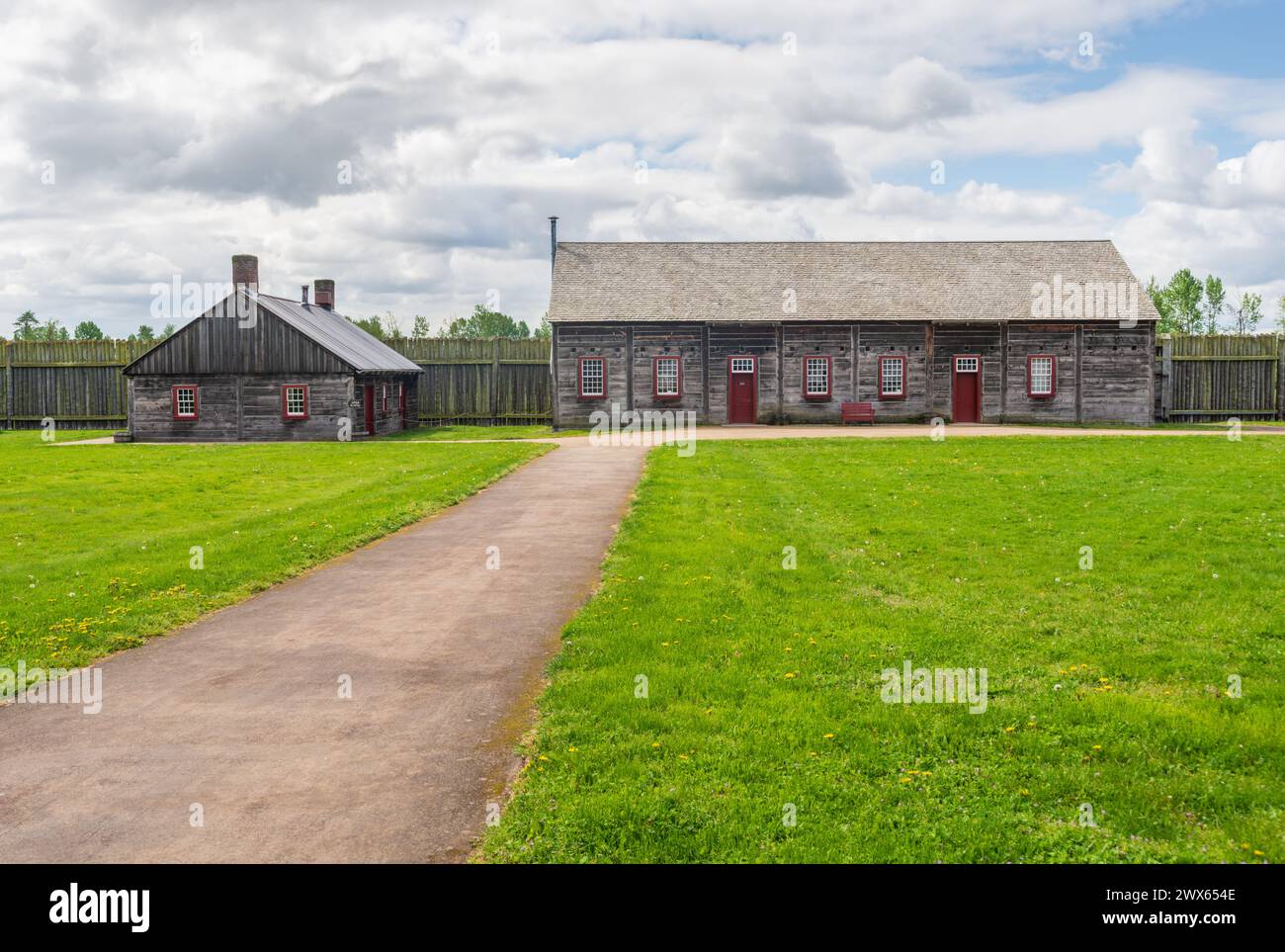 Fort Vancouver National Historic Site in Washington State, USA Stock ...