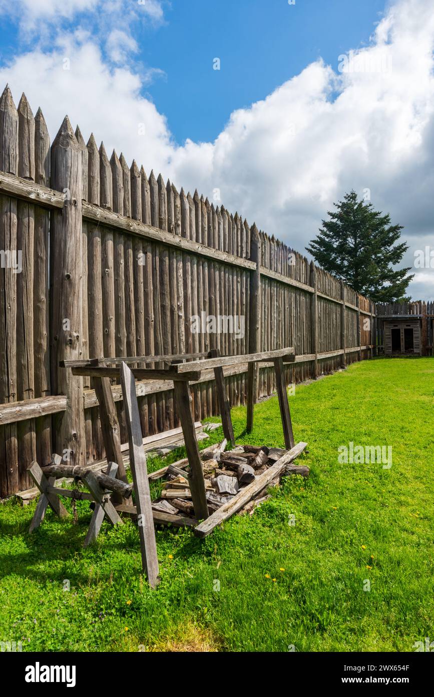 Fort Vancouver National Historic Site in Washington State, USA Stock ...