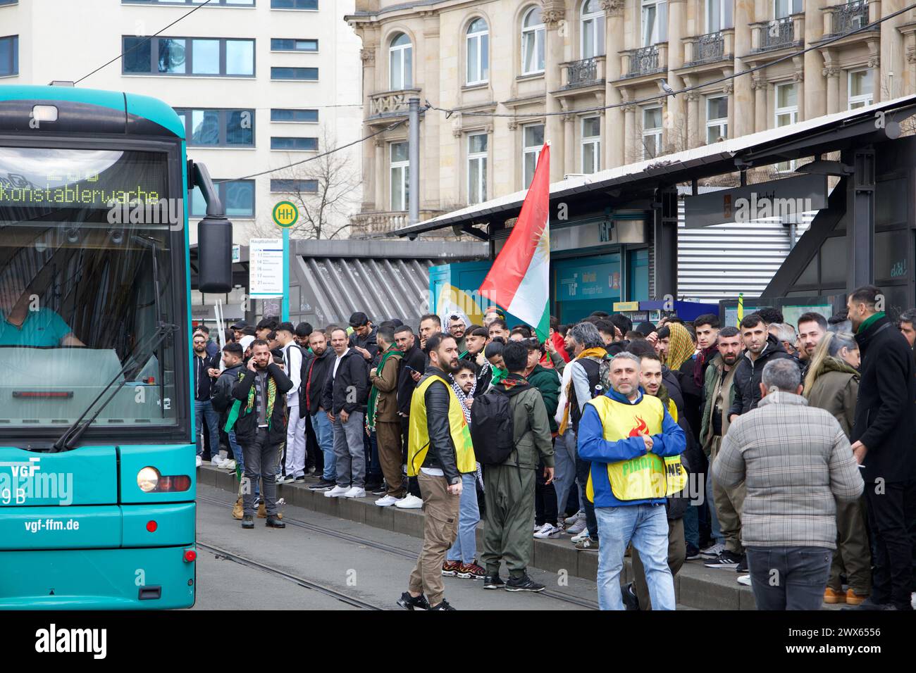 Newroz celebration, Rebstockpark, Frankfurt, Germany, March 23, 2024 ...