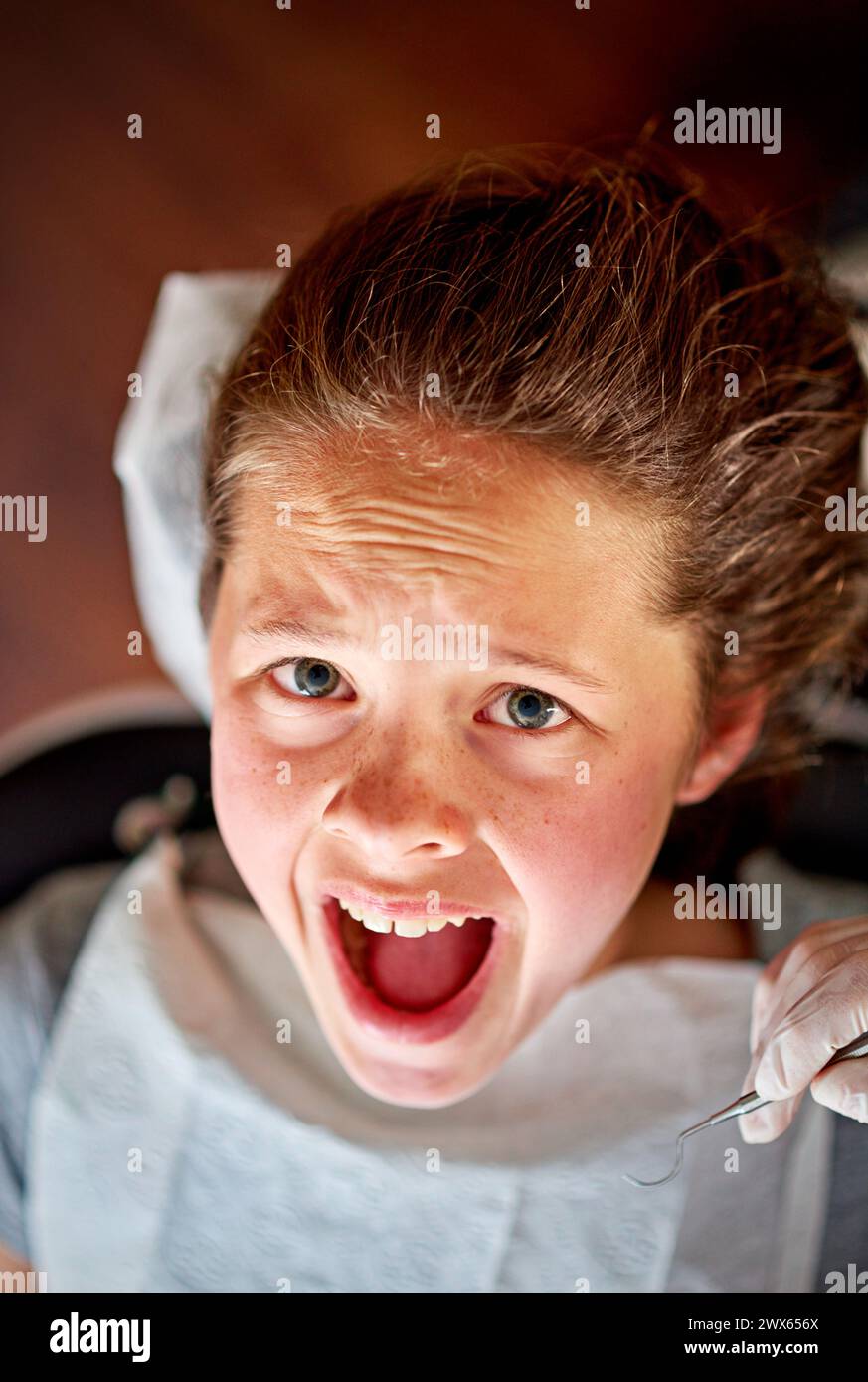 Dental anxiety in children hi-res stock photography and images - Alamy