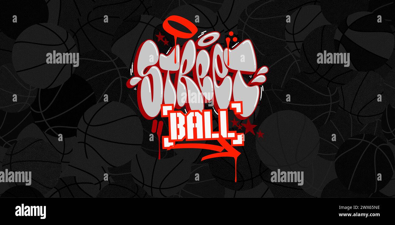 Trendy Hip Hop Hand Written Urban Street Art Graffiti Style Word ...
