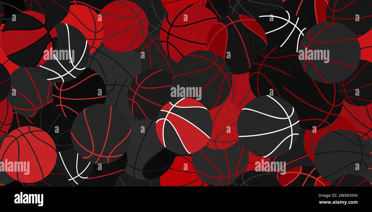 Seamless Abstract Hip Hop Urban Street Art Graffiti Style Streetball Or ...