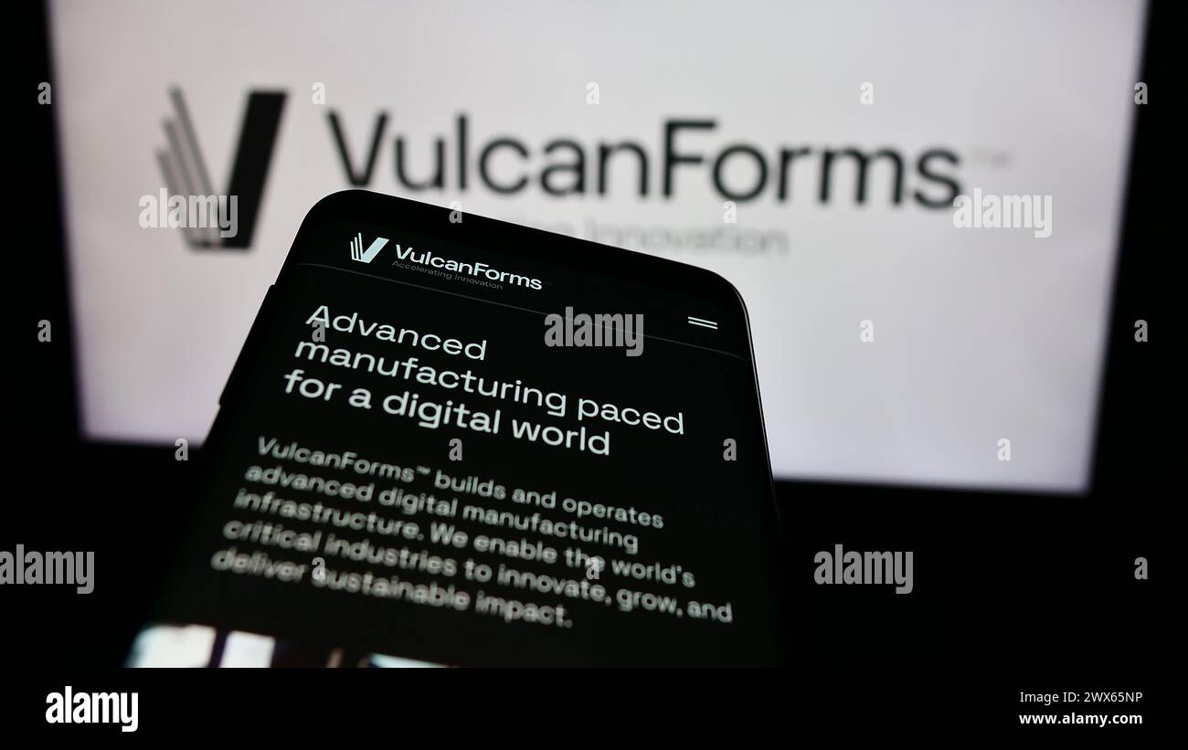 Vulcanforms logo hi-res stock photography and images - Alamy
