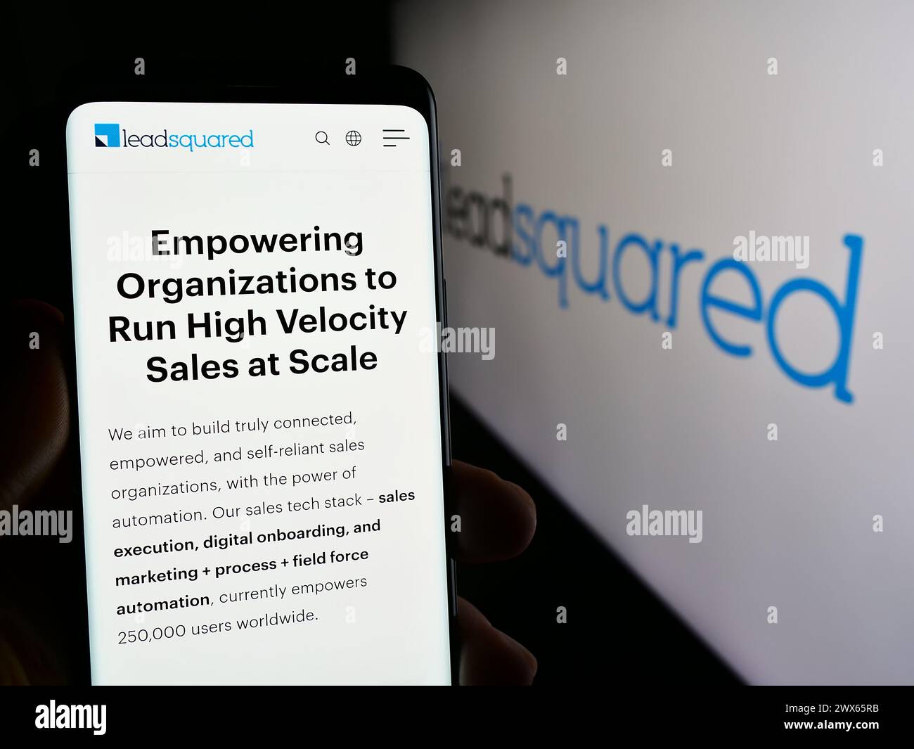 Leadsquared logo hi-res stock photography and images - Alamy