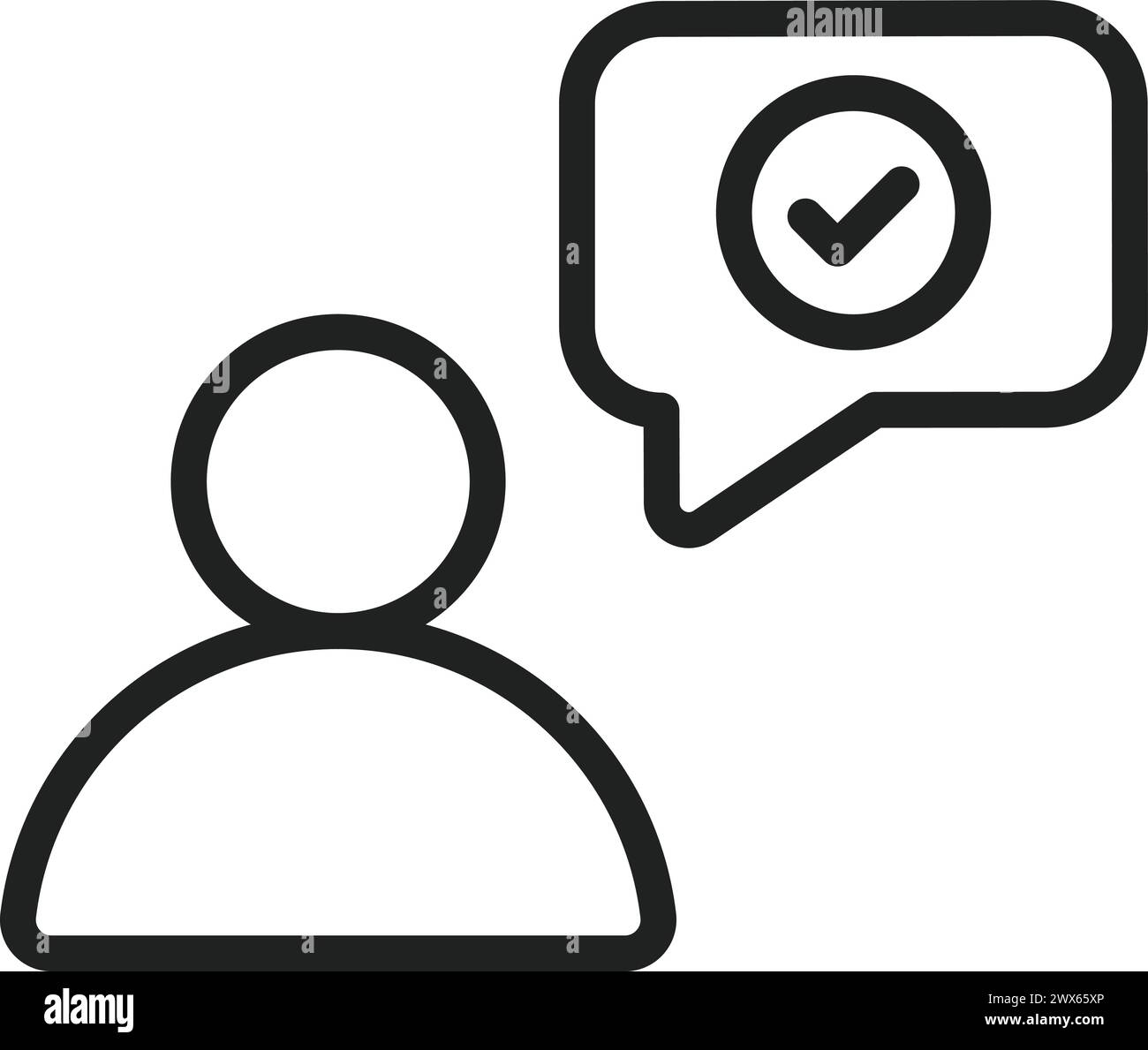 Customer icon vector image. Suitable for mobile application web ...