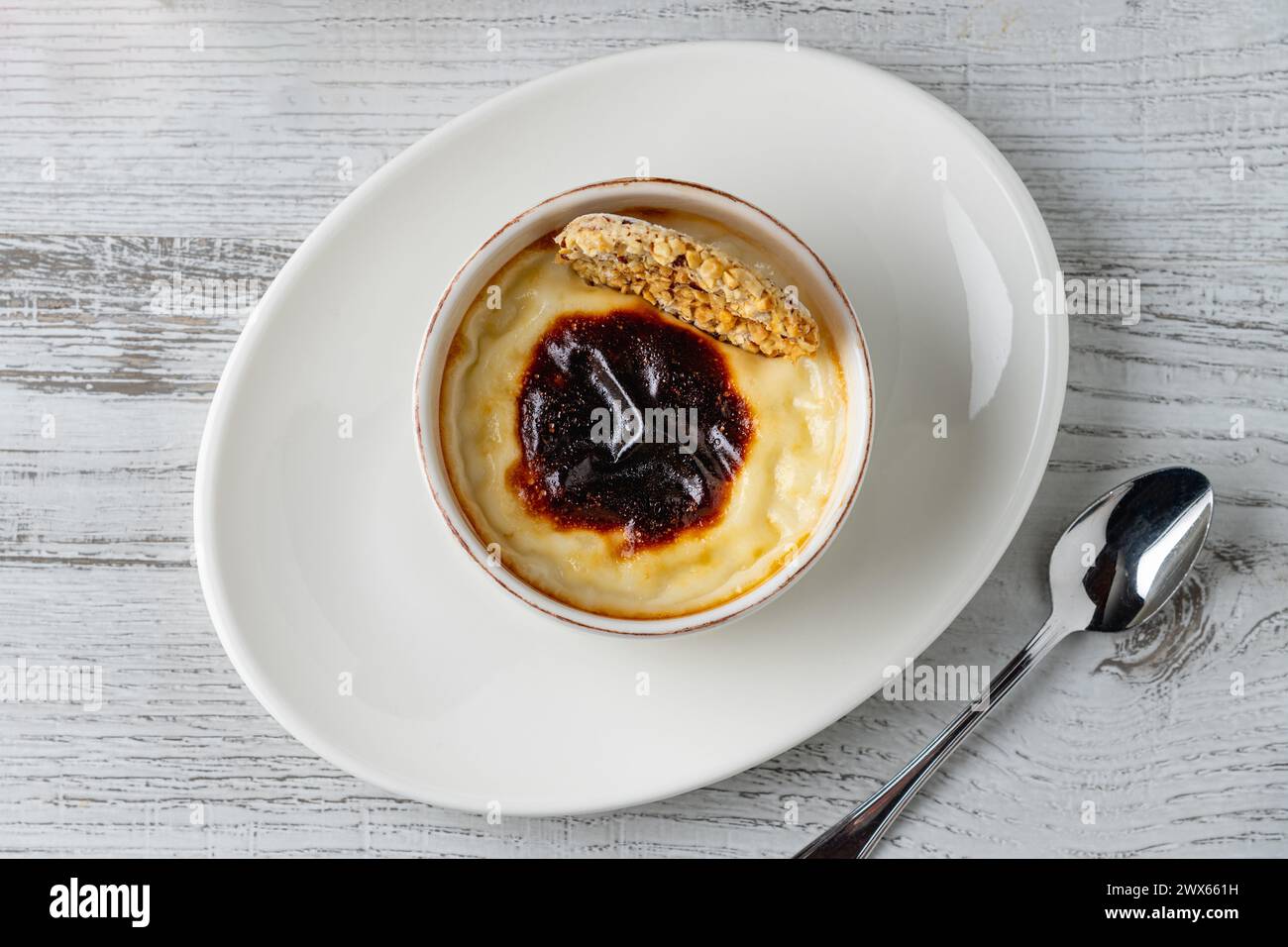 Traditional turkish dessert bakery rice pudding Turkish name Firin ...