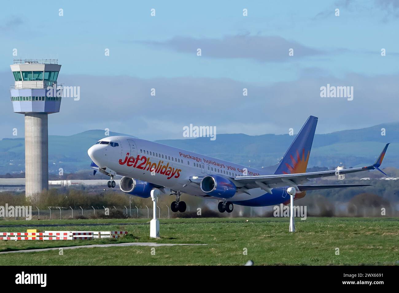 Liverpool John Lennon Airport, Liverpool, UK. 28th March 2024. The ...