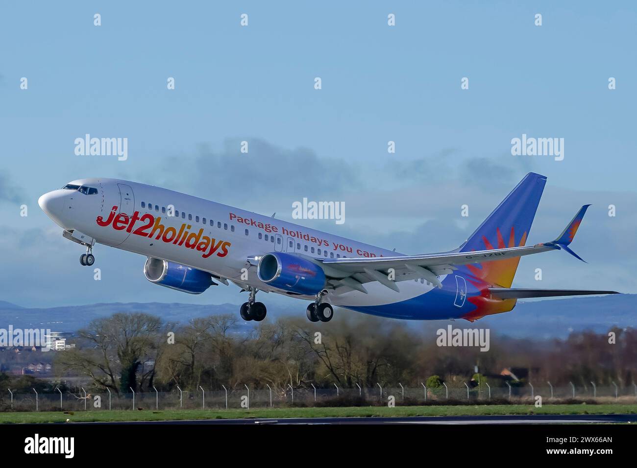 Liverpool john lennon airport jet2 hi-res stock photography and images ...