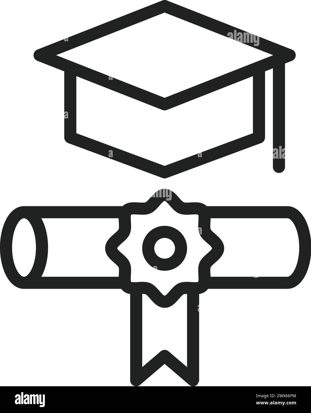 Diploma icon vector image. Suitable for mobile application web ...