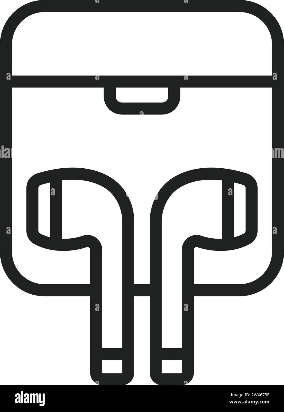 Earbud icon vector image. Suitable for mobile application web ...