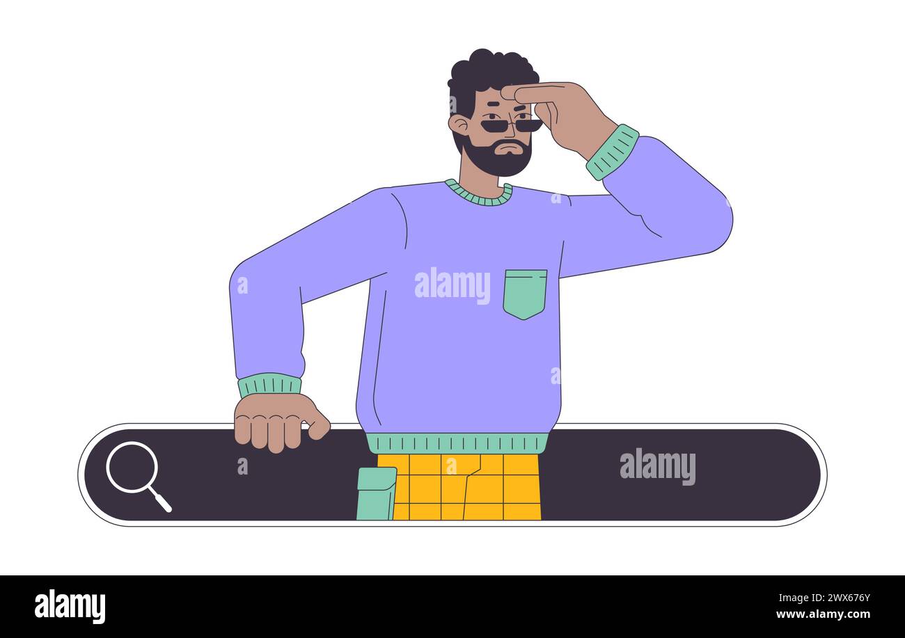 Character doubting Stock Vector Images - Alamy