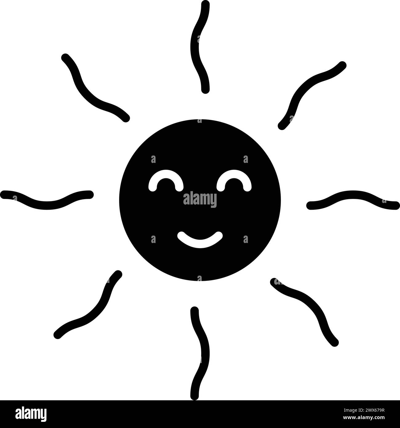 Sun icon silhouette design template isolated Stock Vector Image & Art ... Sun icon silhouette design template isolated Stock Vector Image & Art ...