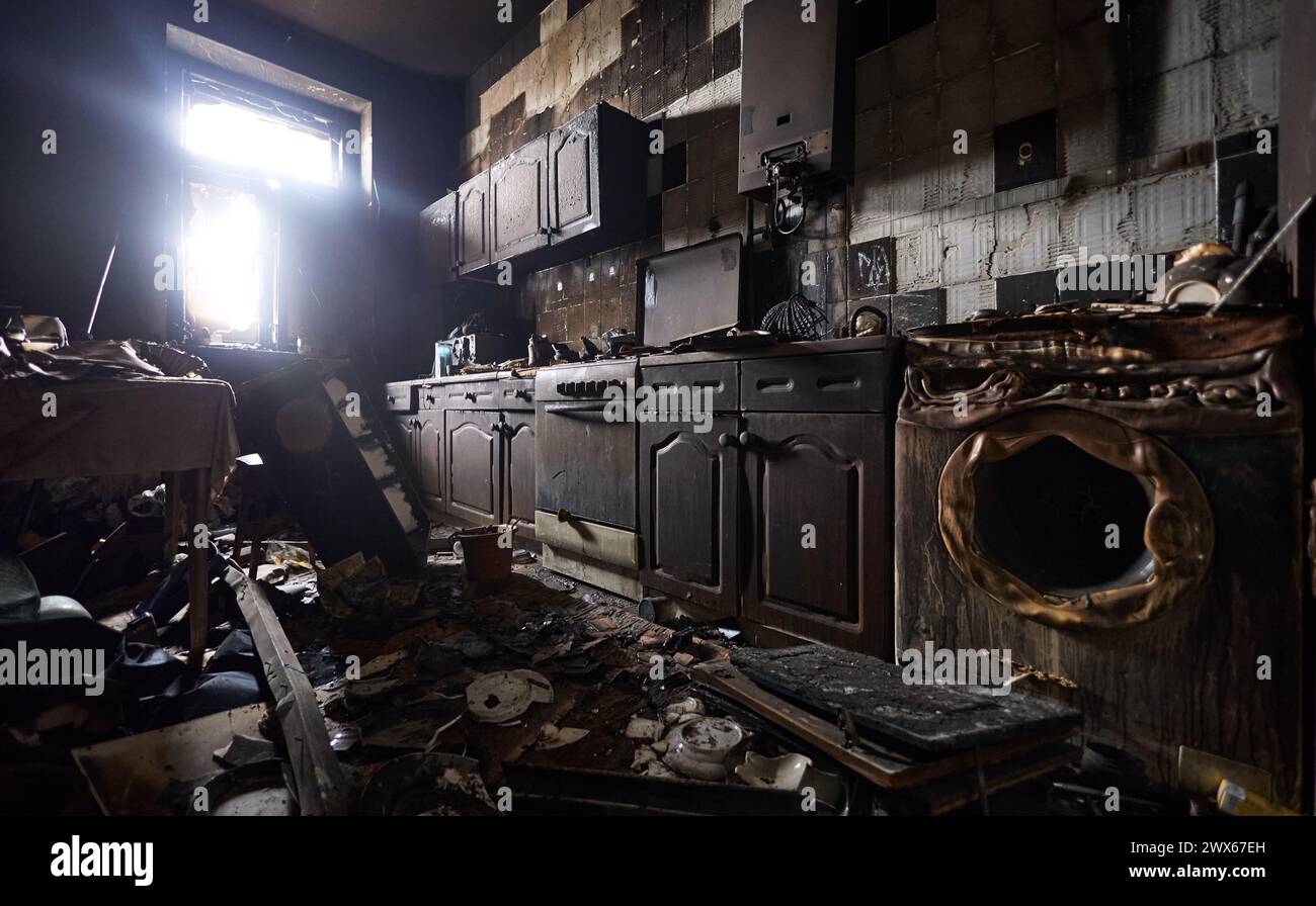 Ukrainian city hit by russian missile hi-res stock photography and ...