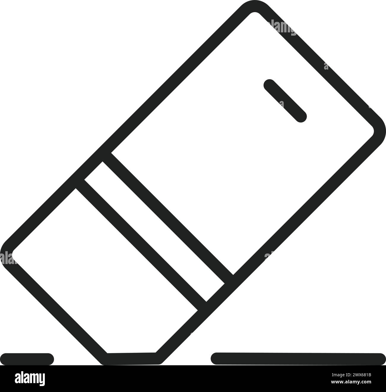 Eraser icon vector image. Suitable for mobile application web ...