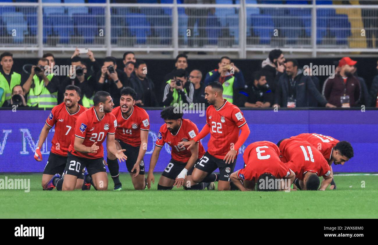 CAIRO, EGYPT - MARCH 26: Rami Rabia, Akram Tawfik, Marwan Ateya, Afsha ...