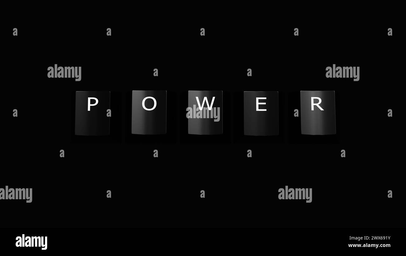 Rendering letters Black and White Stock Photos & Images - Alamy