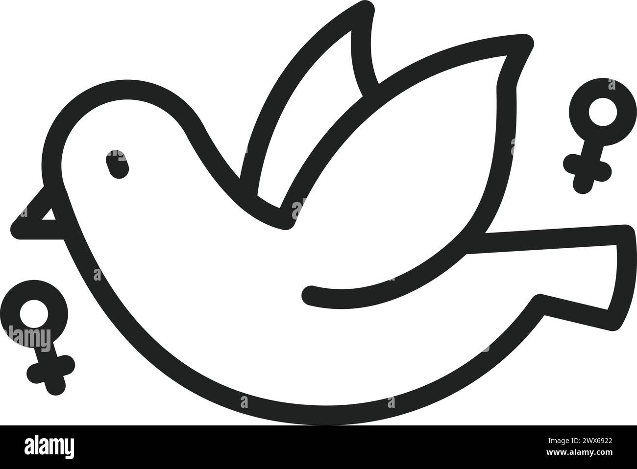 Freedom Bird icon vector image. Suitable for mobile application web ...