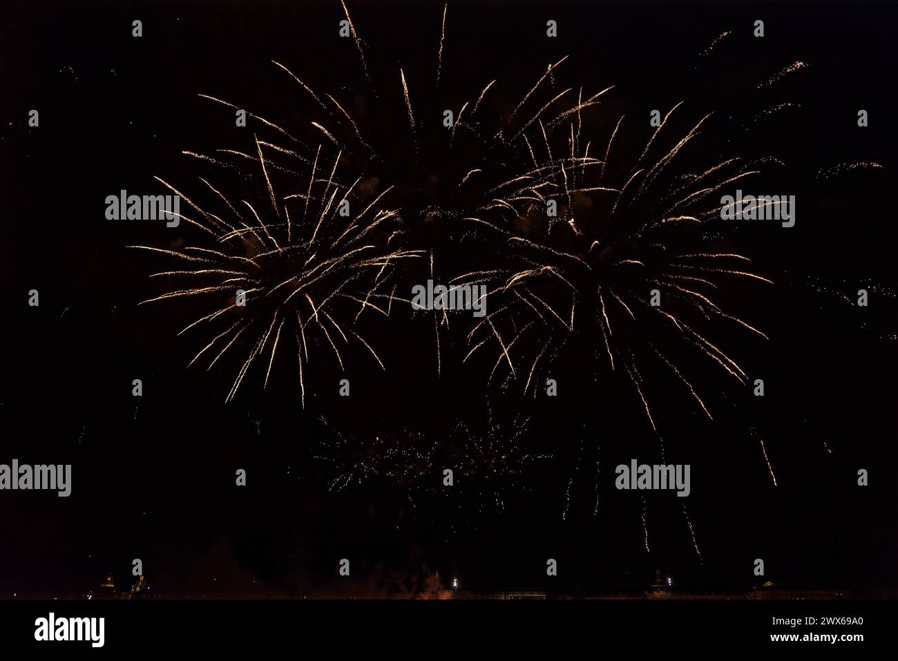 Colorful pyrotechnics show hi-res stock photography and images - Alamy