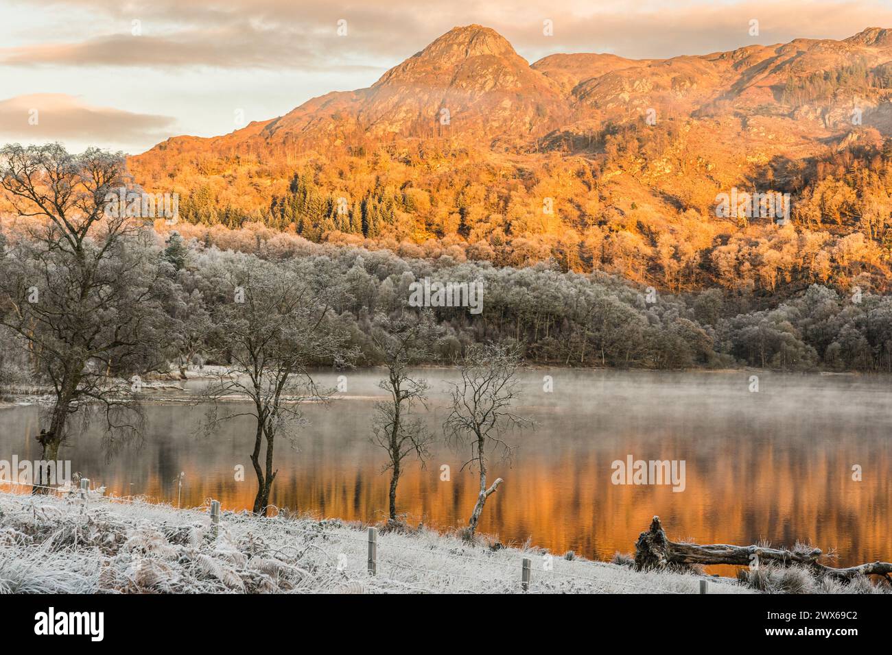 The Tom Weir Statue at Balmaha Bay on the West Highland Way by Loch ...