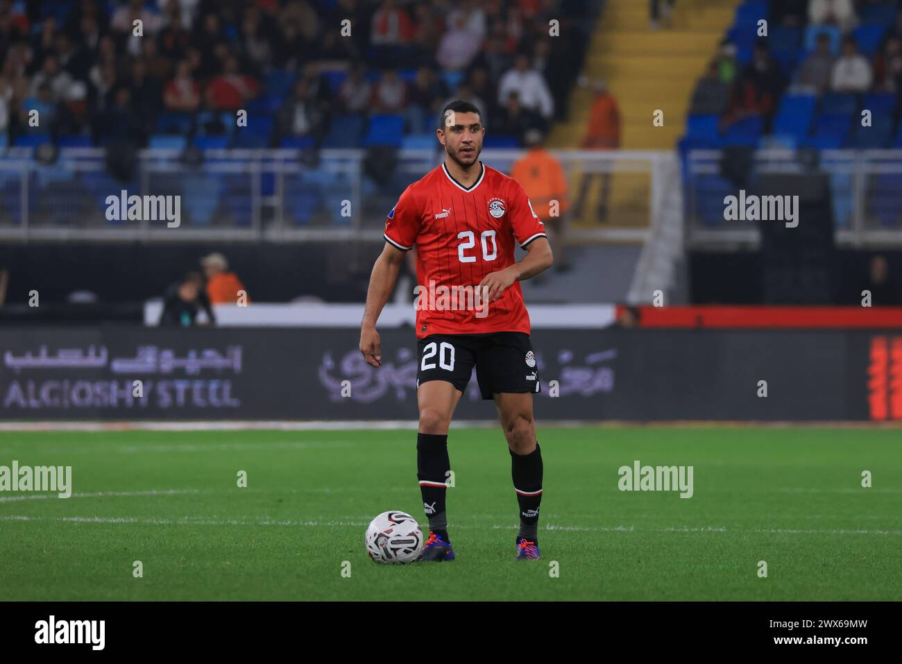 CAIRO, EGYPT - MARCH 26: Rami Rabia of Egypt during the FIFA Series ...
