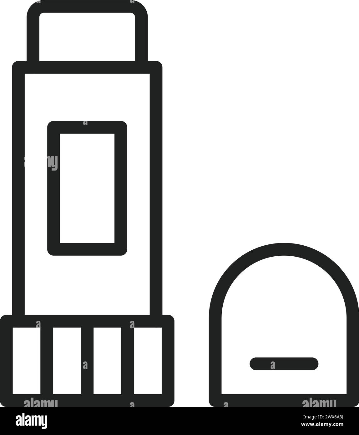 Uhu stick glue Stock Vector Images - Alamy