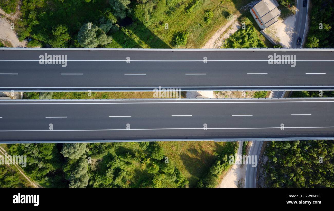 Aerial interstate highway interchange hi-res stock photography and ...