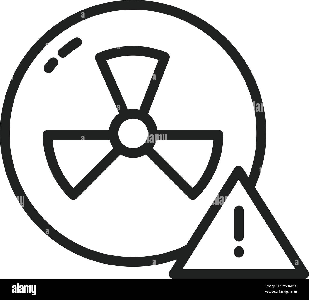 Hazard icon vector image. Suitable for mobile application web ...