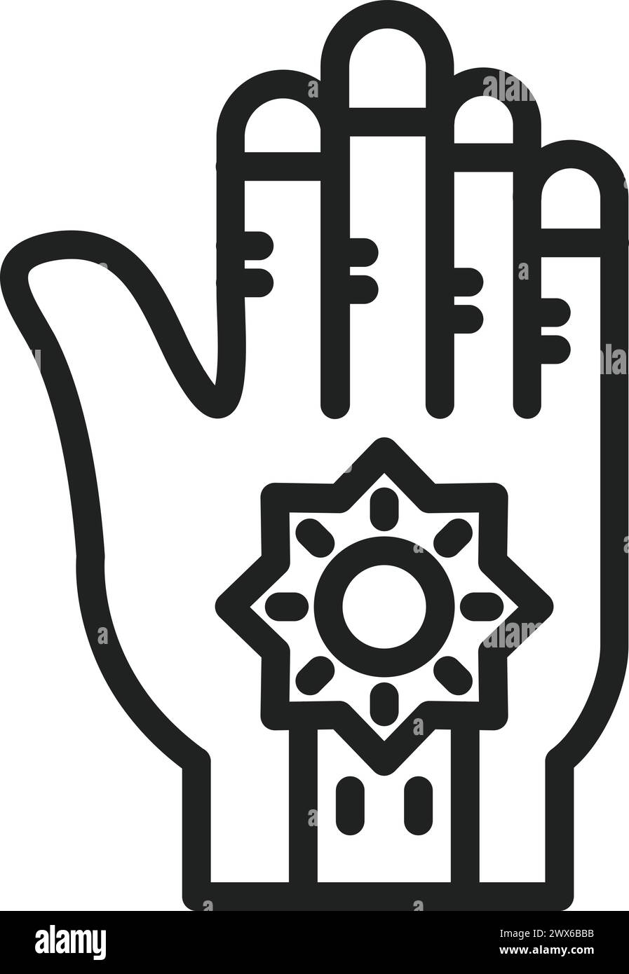 Henna icon vector image. Suitable for mobile application web ...