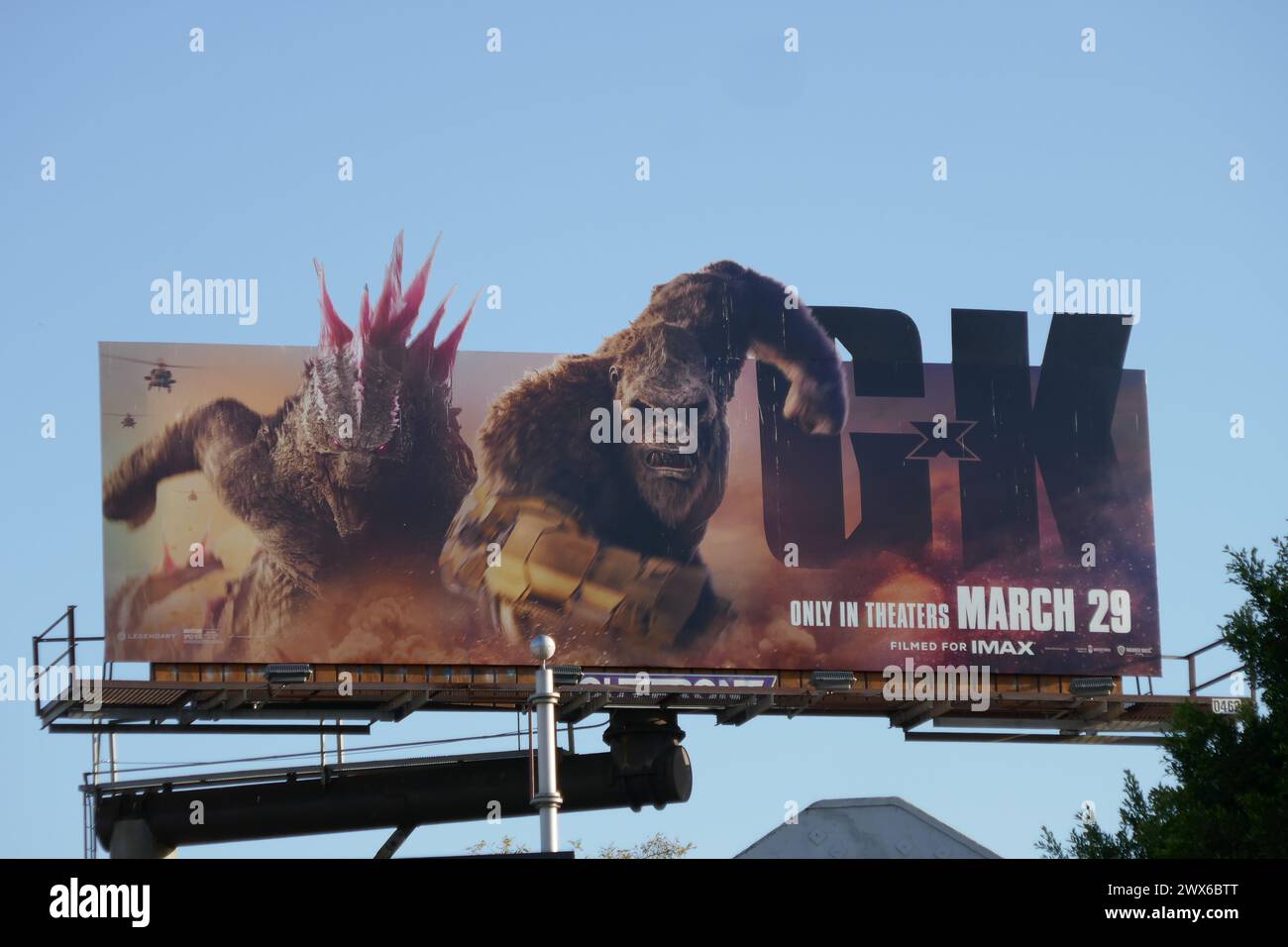 Los Angeles, California, USA 26th March 2024 Godzilla X Kong The New ...