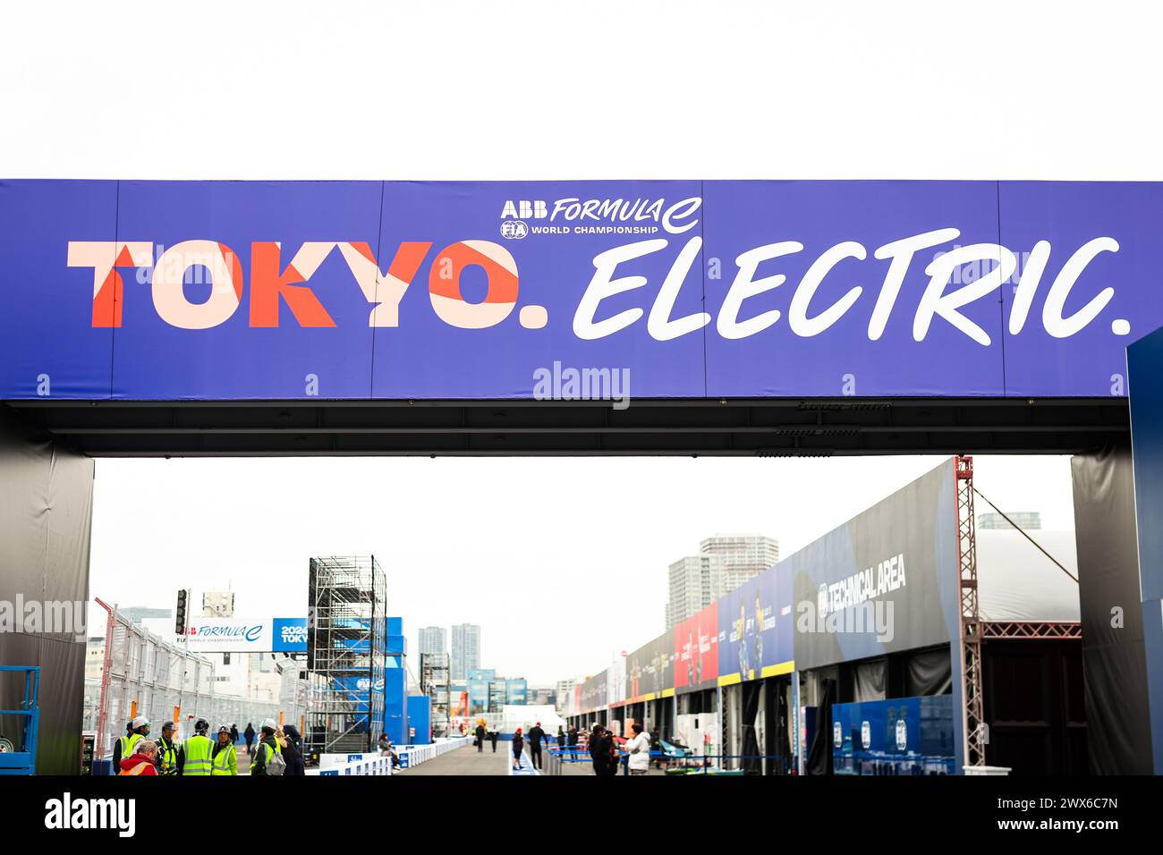 Track illustration during the 2024 Tokyo ePrix, 4th meeting of the 2023 ...