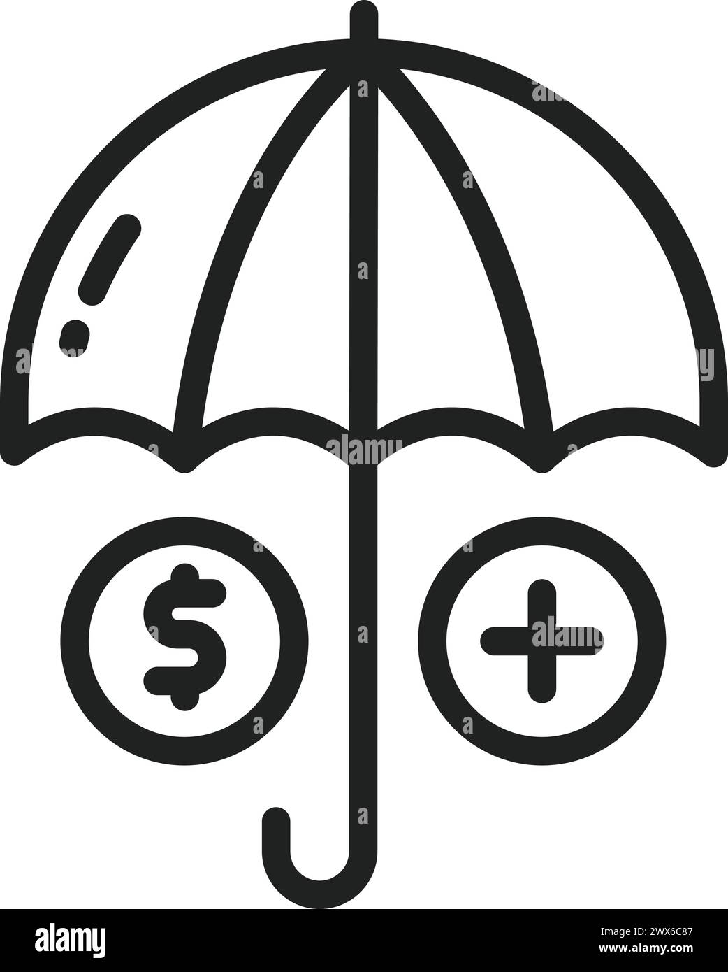 Insurance icon vector image. Suitable for mobile application web ...