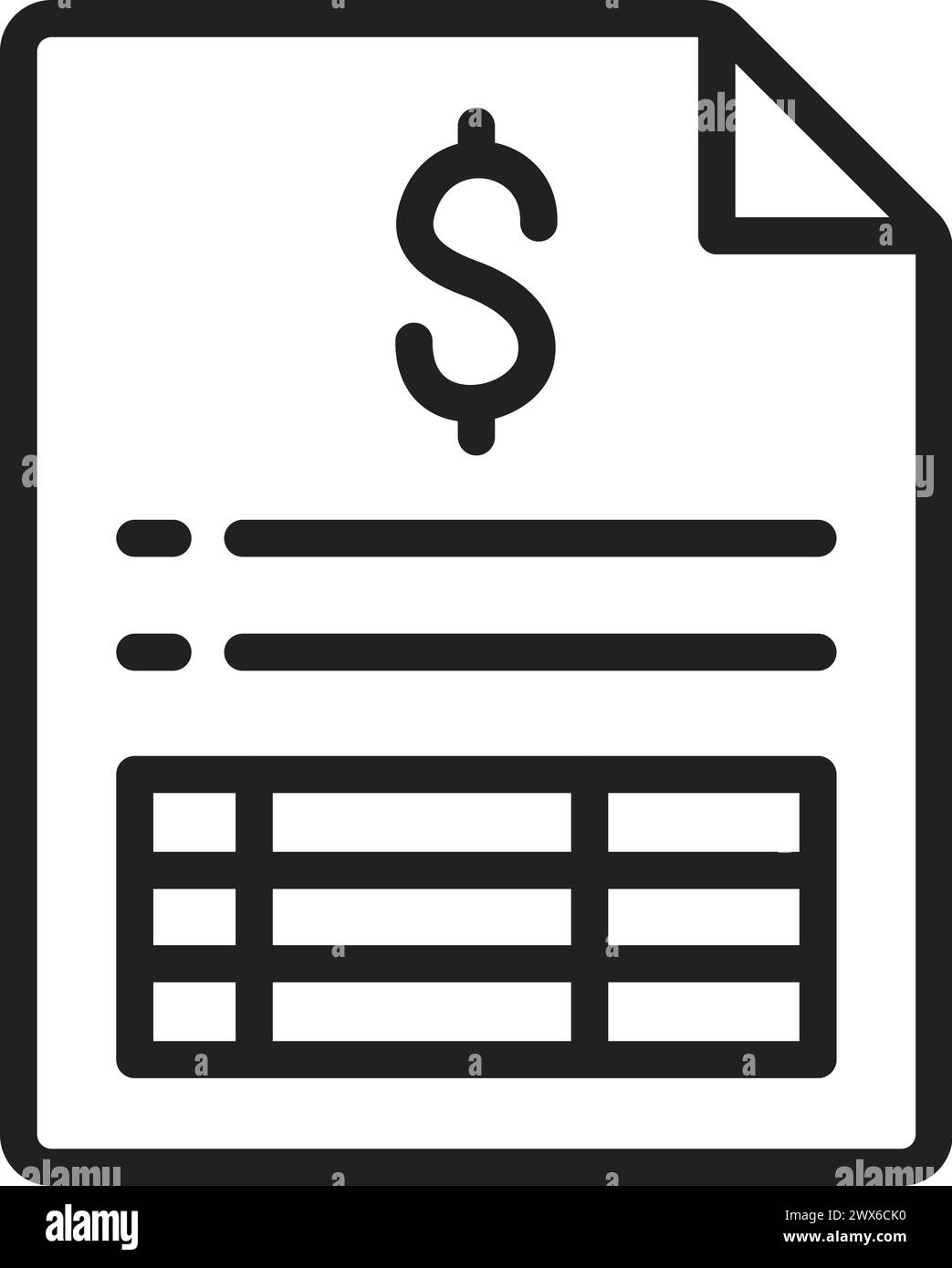 Invoice icon vector image. Suitable for mobile application web ...
