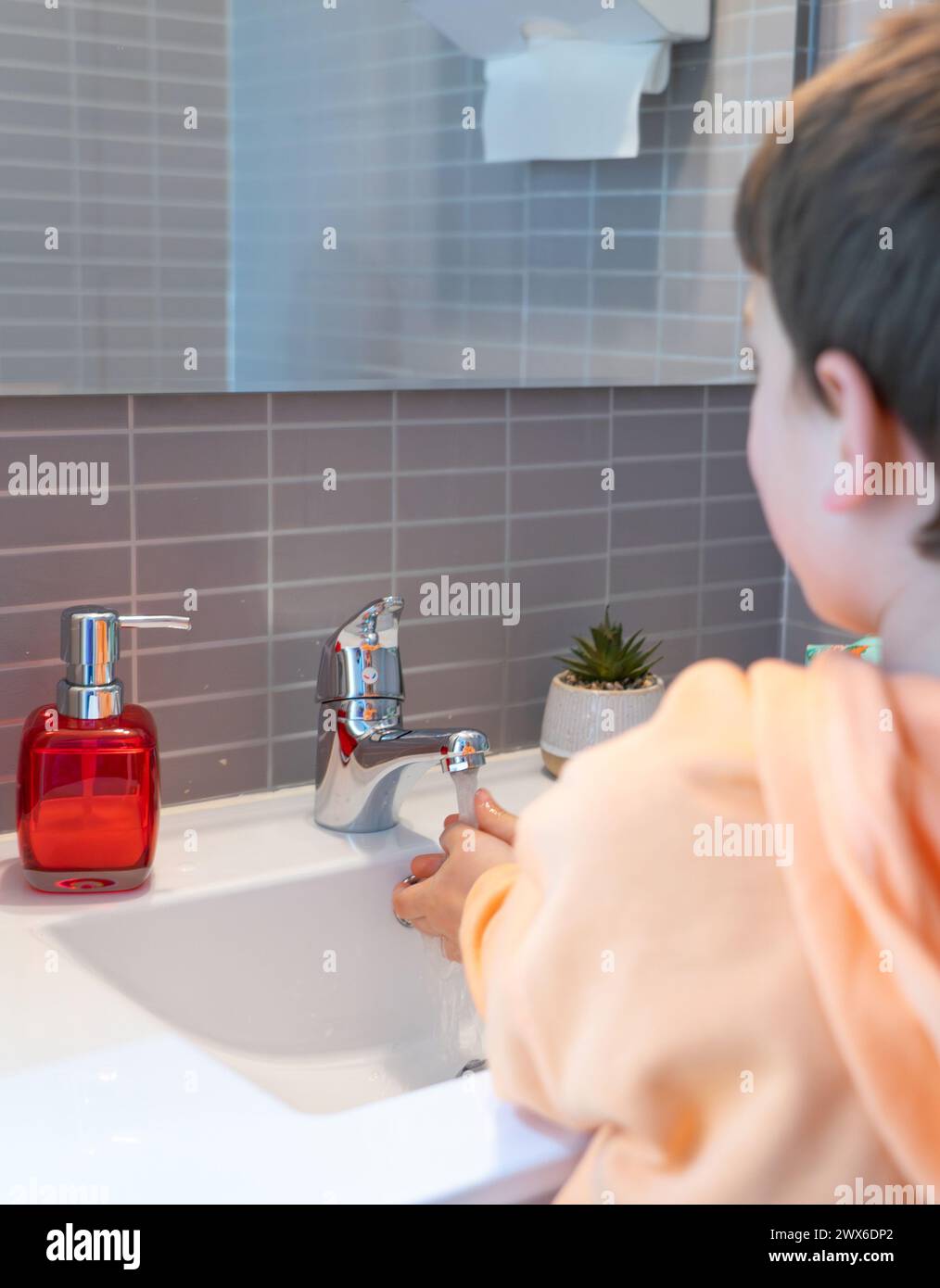 Hand hygiene practices hi-res stock photography and images - Alamy