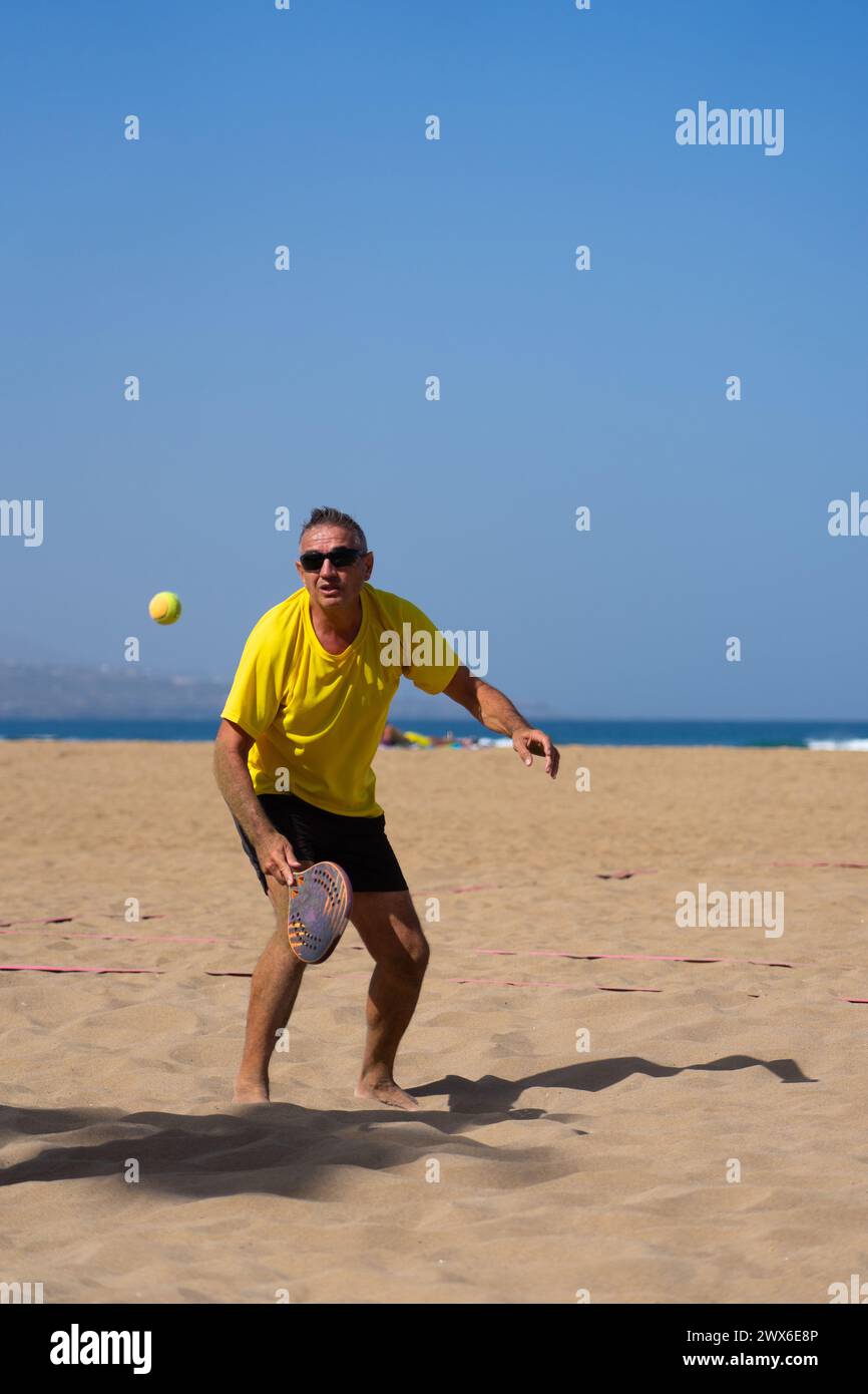 Beach tennis tournament hi-res stock photography and images - Alamy
