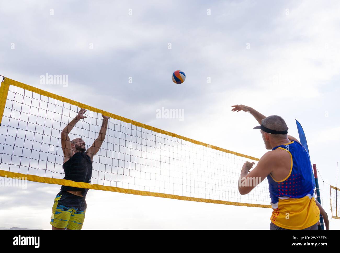Volleyball athleticism hi-res stock photography and images - Alamy