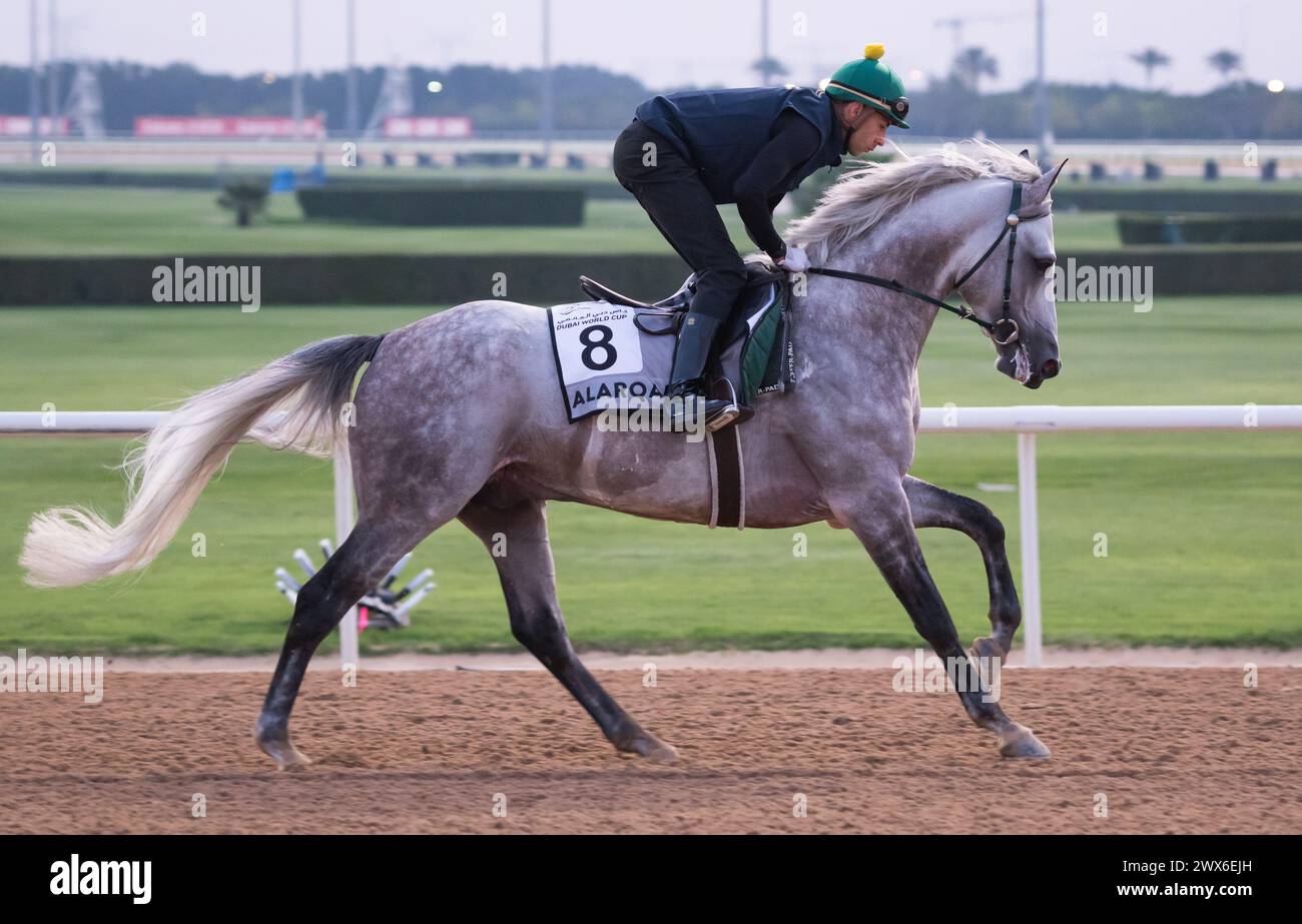 Meydan Racecourse, Dubai, UAE, Thursday 28th March 2024; Kahayla ...
