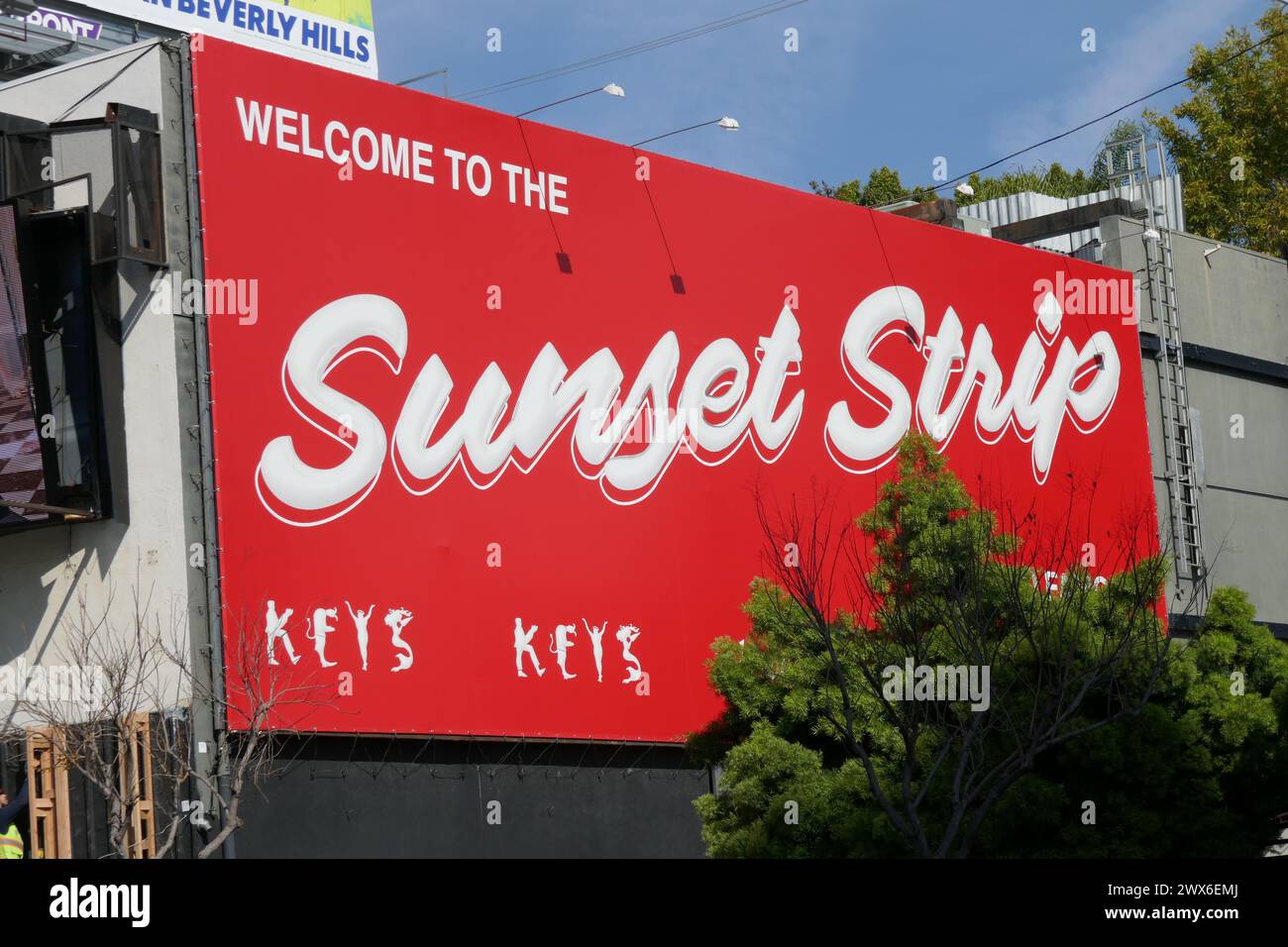 Los Angeles, California, USA 27th March 2024 Sunset Strip Billboard on ...