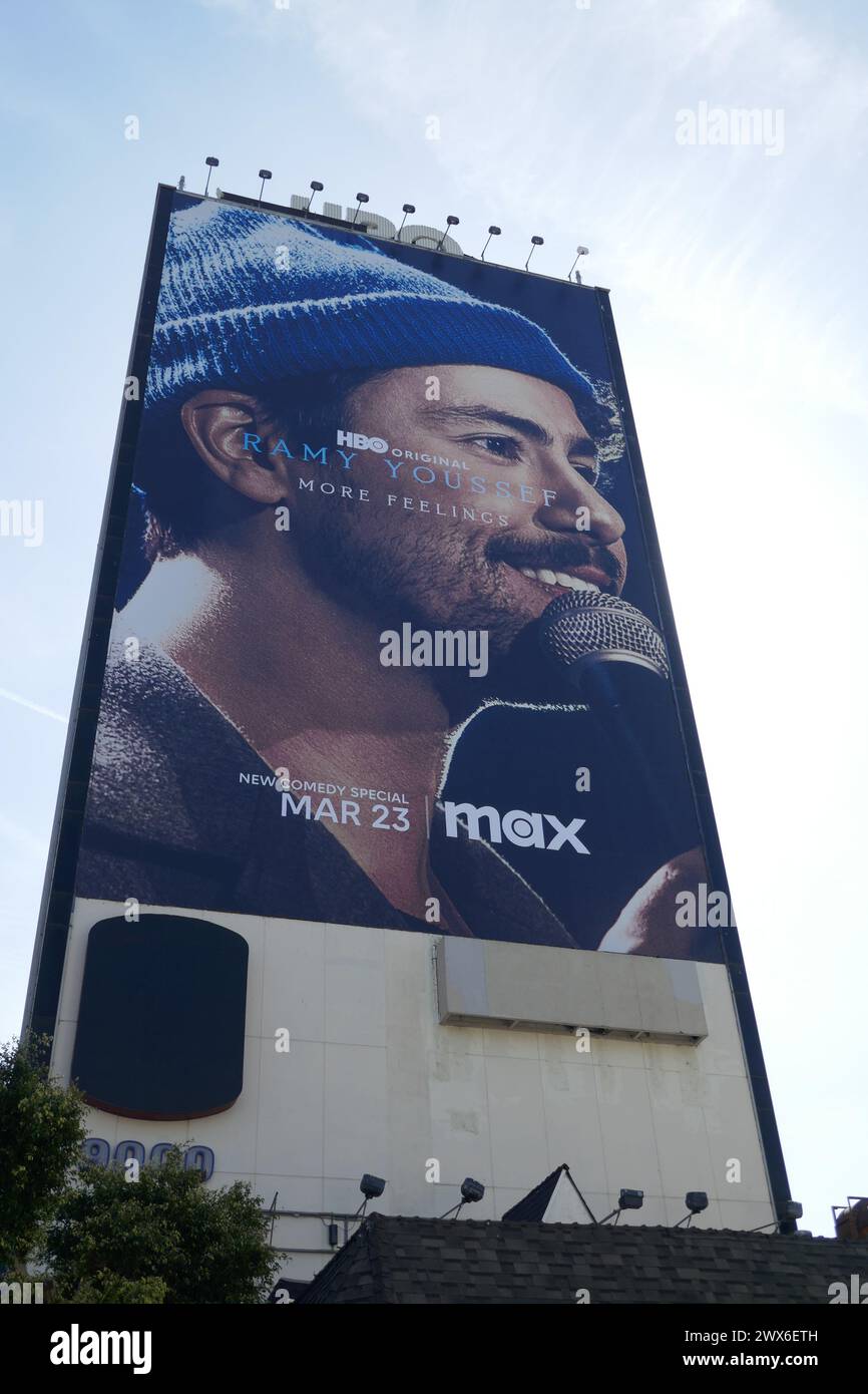 Los Angeles, California, USA 27th March 2024 Comedian Ramy Youseff ...