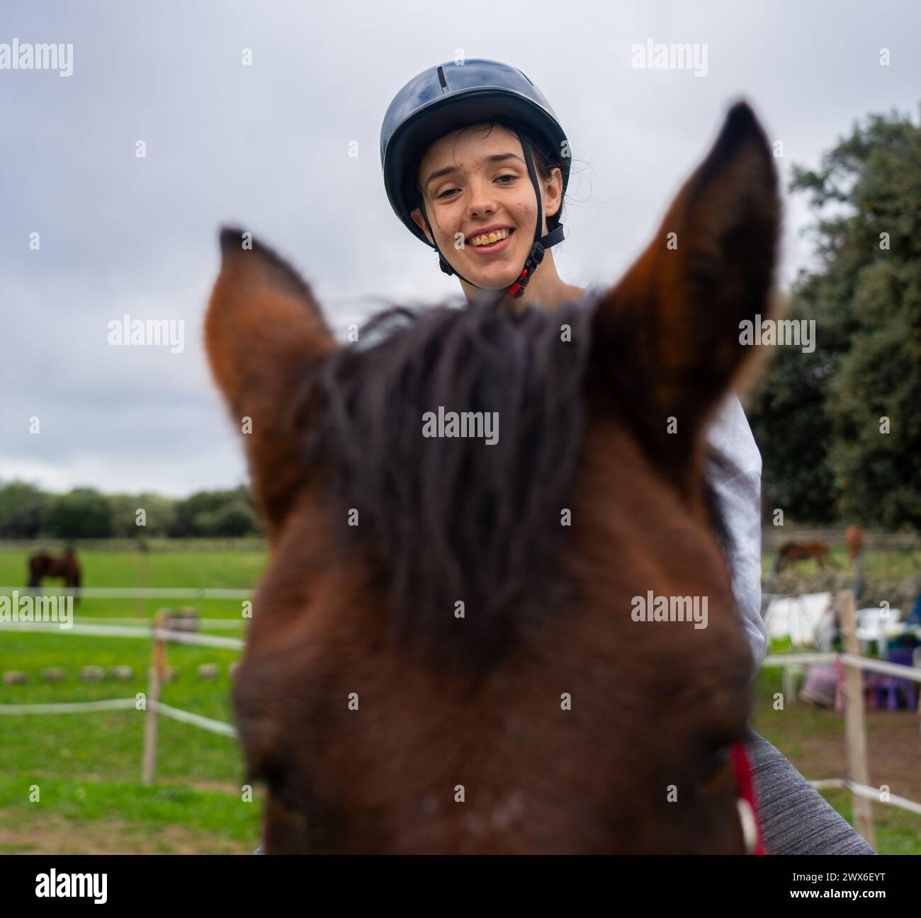 Horseback riding experience hi-res stock photography and images - Alamy