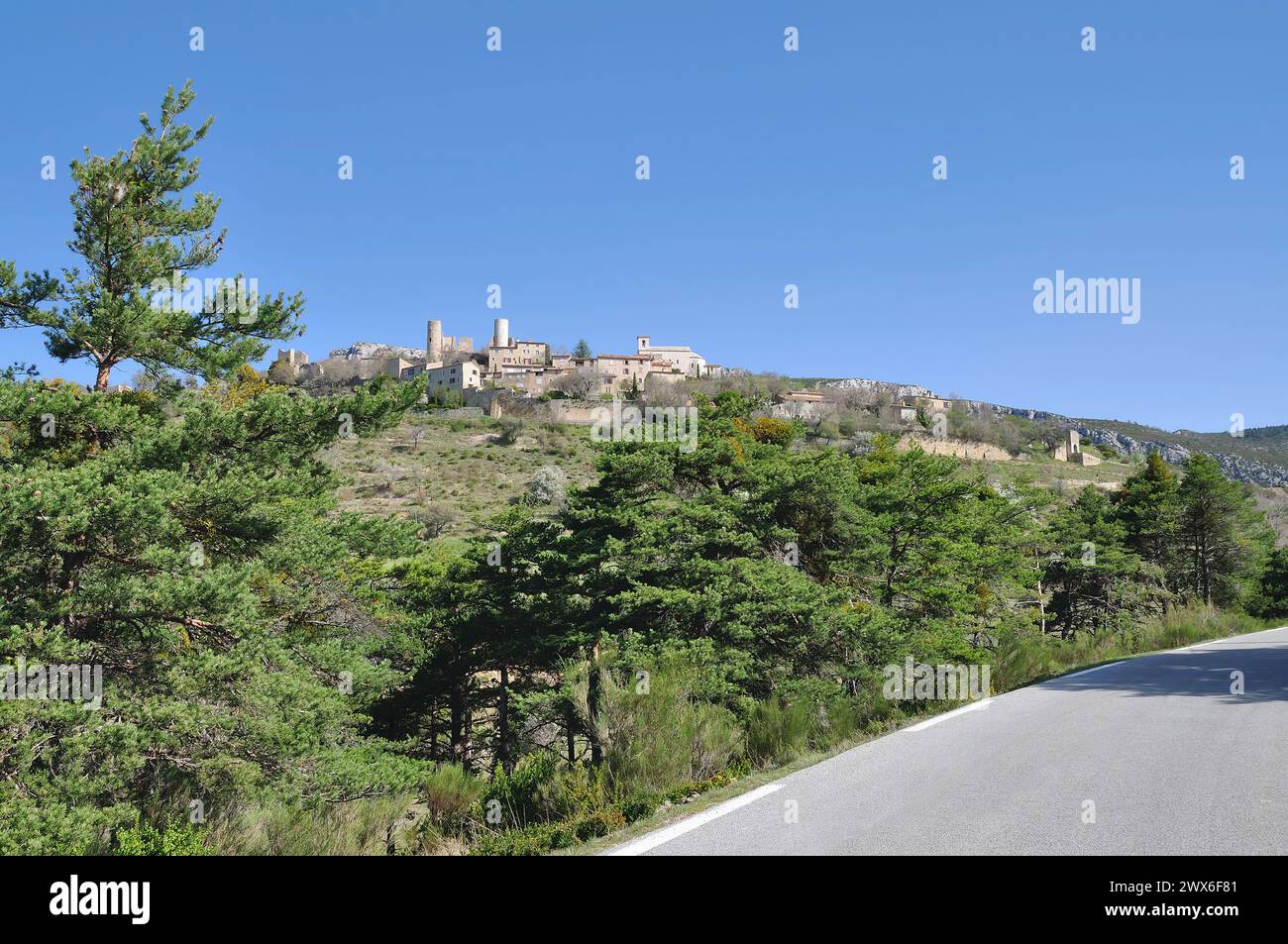 medieval Village of Bargeme,Provence-Alpes-Côte d’Azur,Var Department ...