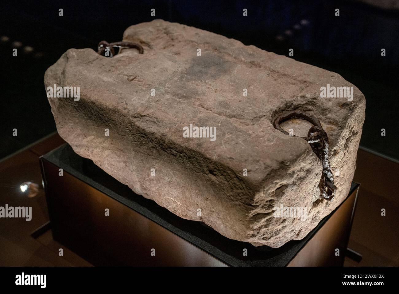 The Stone of Destiny on display at the new Perth Museum, ahead of the ...