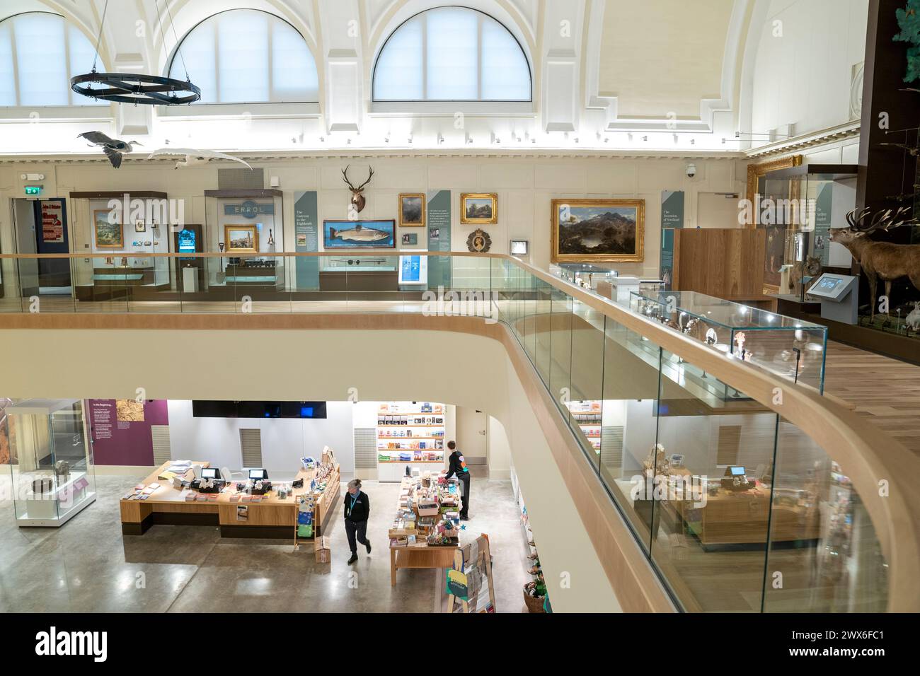 The main exhibition space at the new Perth Museum, ahead of the opening to the public on March ...