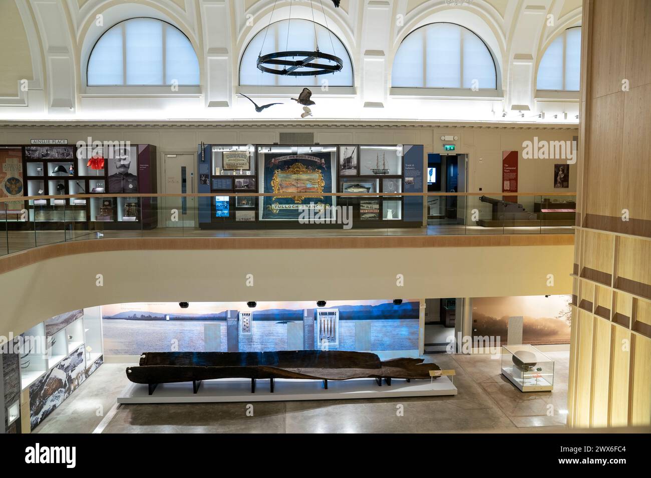 The main exhibition space at the new Perth Museum, ahead of the opening ...