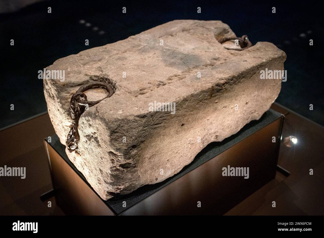 The Stone of Destiny on display at the new Perth Museum, ahead of the ...