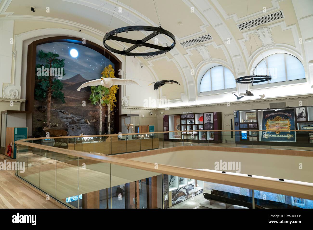 The main exhibition space at the new Perth Museum, ahead of the opening ...