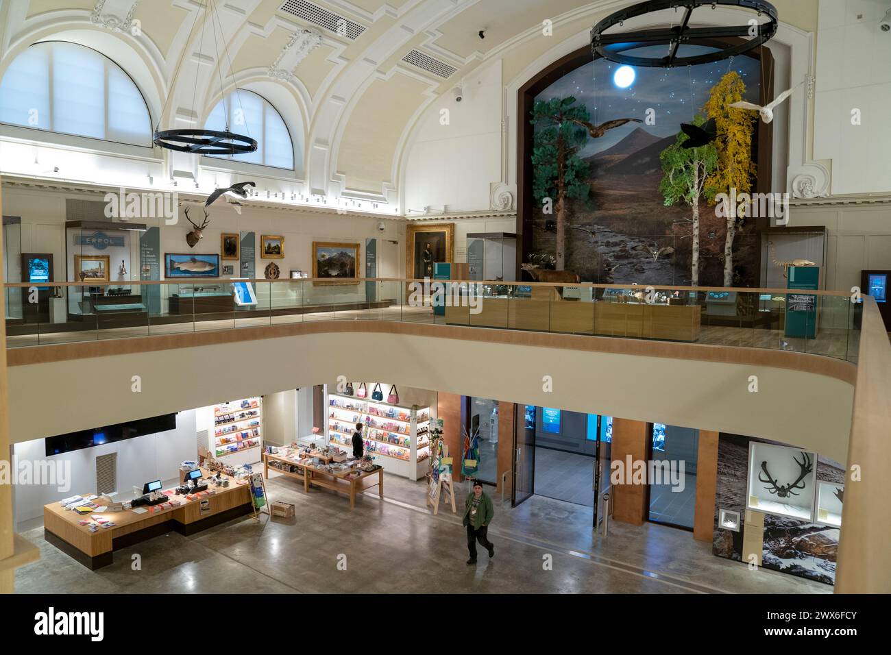 The main exhibition space at the new Perth Museum, ahead of the opening ...