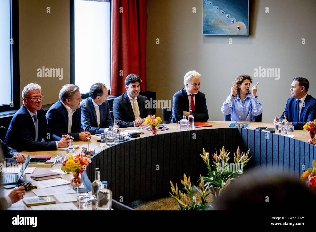The Hague, Netherlands. 28th Mar 2024. THE HAGUE - Geert Wilder (PVV ...