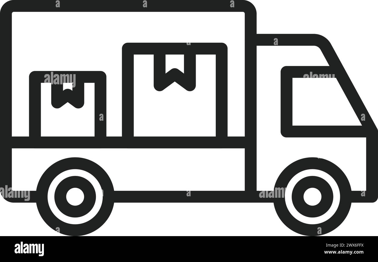 Logistic icon vector image. Suitable for mobile application web application and print media ...